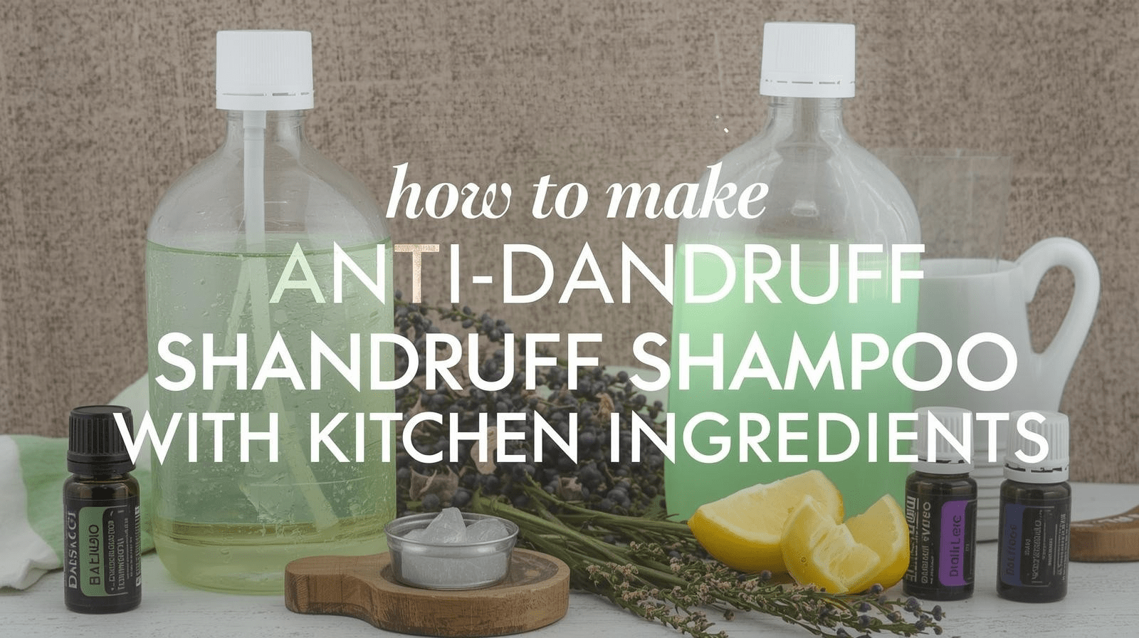 How to Make Dandruff-Free Shampoo Using Kitchen Ingredients? – D Roots ...